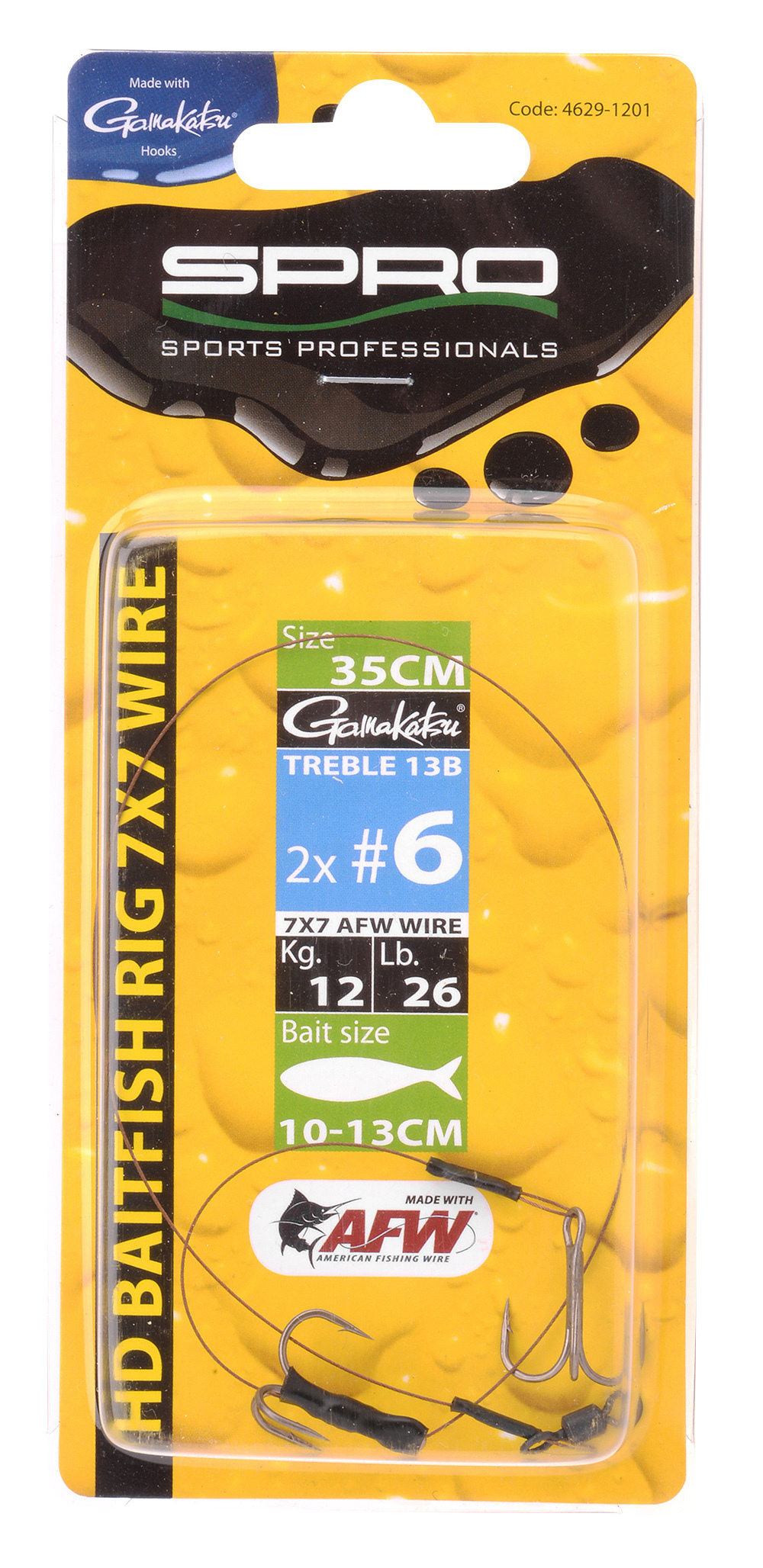 Lisarde | Spro: Heavy Duty Baitfish Rig 7x7 -2x Treble Hook